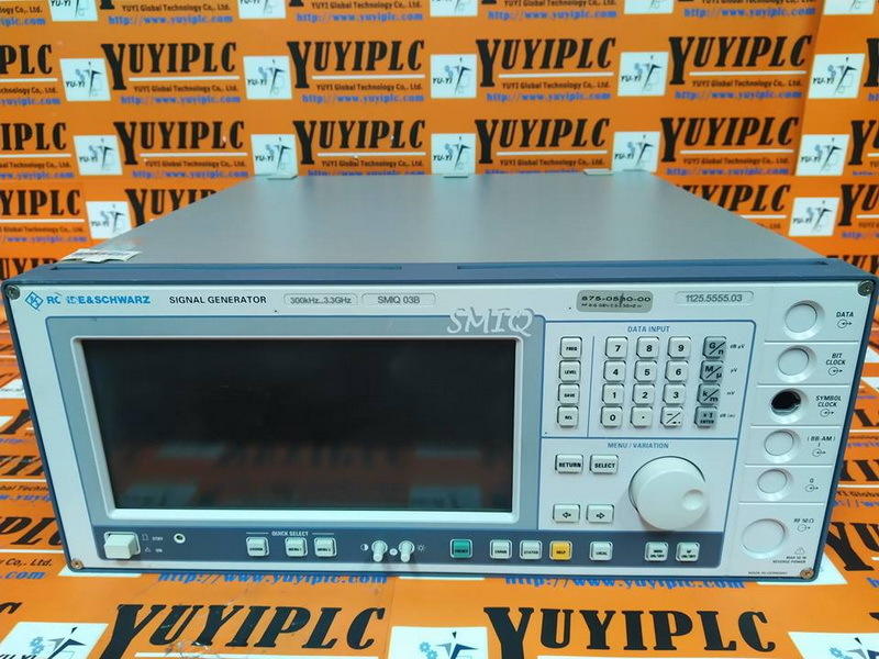 ROHDE&SCHWARZ SMIQ03B SIGNAL GENERATOR - 裕益科技自動化設備可程式編碼器PLC分散式控制系統DCS