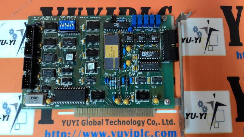 ADVANTECH PCL-711B REV.A1 PC-Multi-Lab 8-CH ISA Card - 裕益科技自動化設備可程式編碼器 ...