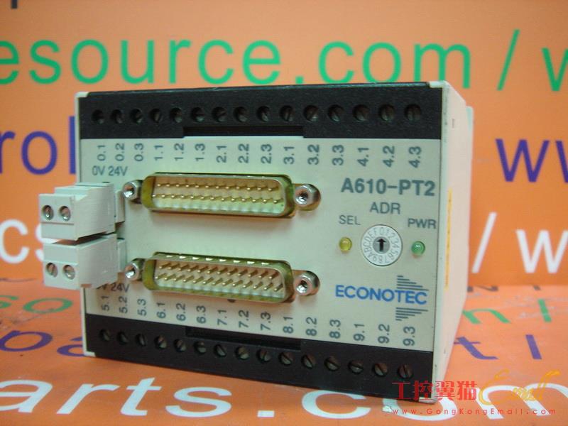 Econotec A610 Pt2 裕益科技自動化設備可程式編碼器plc分散式控制系統dcs