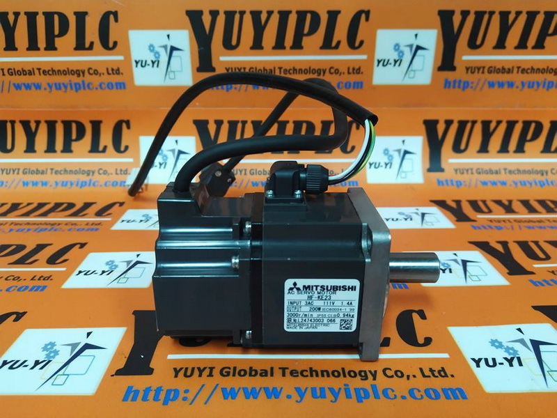 MITSUBISHI HC-KFS13 AC SERVO MOTOR - 裕益科技自動化設備可程式編碼器PLC分散式控制系統DCS