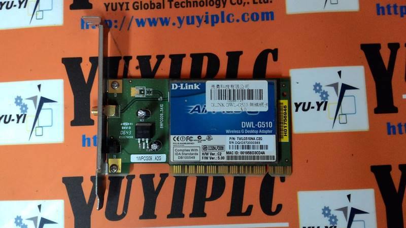 D-Link DWL-G510 54Mbps Wireless-G LAN PCI Card - PLC DCS SERVO Control MOTOR POWER SUPPLY IPC ROBOT