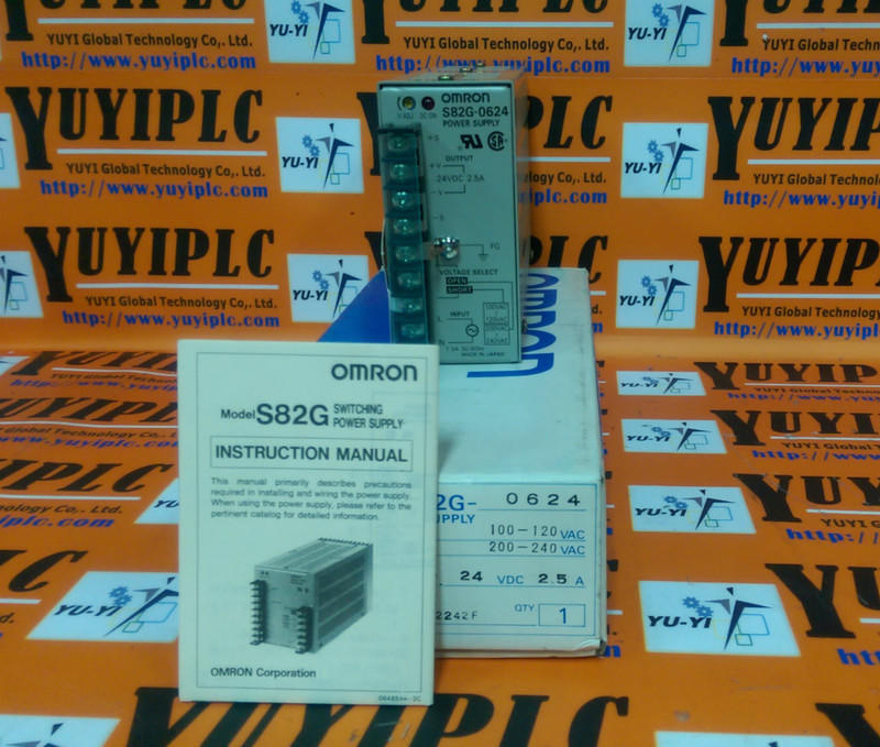 OMRON S82G-0624 DC Power Supply-NEW - PLC DCS SERVO Control MOTOR POWER ...
