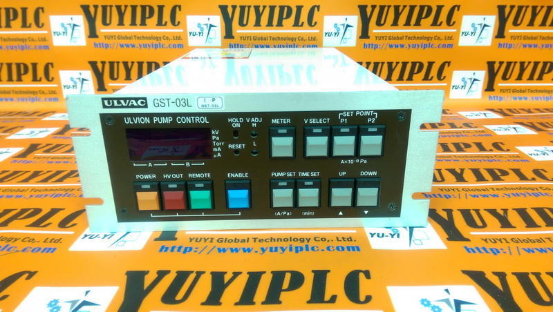 ULVAC GST-03L PUMP CONTROL - 裕益科技自動化設備可程式編碼器PLC分散式控制系統DCS
