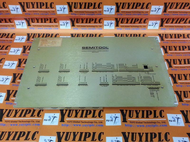 SEMITOOL MODULE INTERCONNECT ASSEMBLY 900C0183-01 - PLC DCS SERVO ...