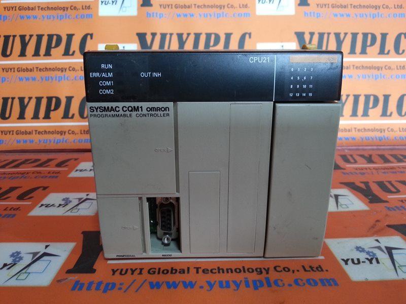 OMRON CQM1-CPU21 PLC MODULE - 裕益科技自動化設備可程式編碼器PLC分散式控制系統DCS