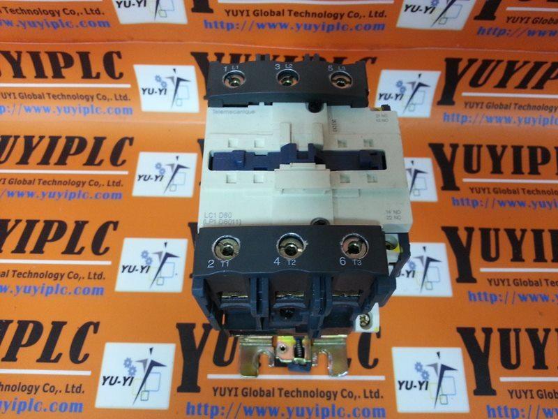SCHNEIDER LC1 D80 / LP1 D8011 Contactor - 裕益科技自動化設備可程式編碼器PLC分散式控制系統DCS