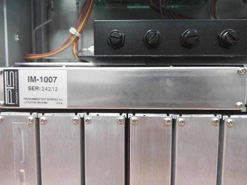 PROGRAMMED TEST SOURCE MODULE IM-1007 PTS FRQ. SYNTHESIZER - 裕益科技自動化設備可 ...