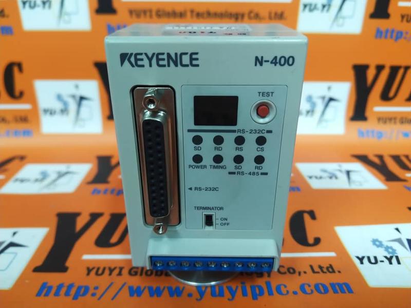 KEYENCE N-400 RS-485 MULTI-PORT COMMUNICATION MODULE - PLC DCS SERVO ...