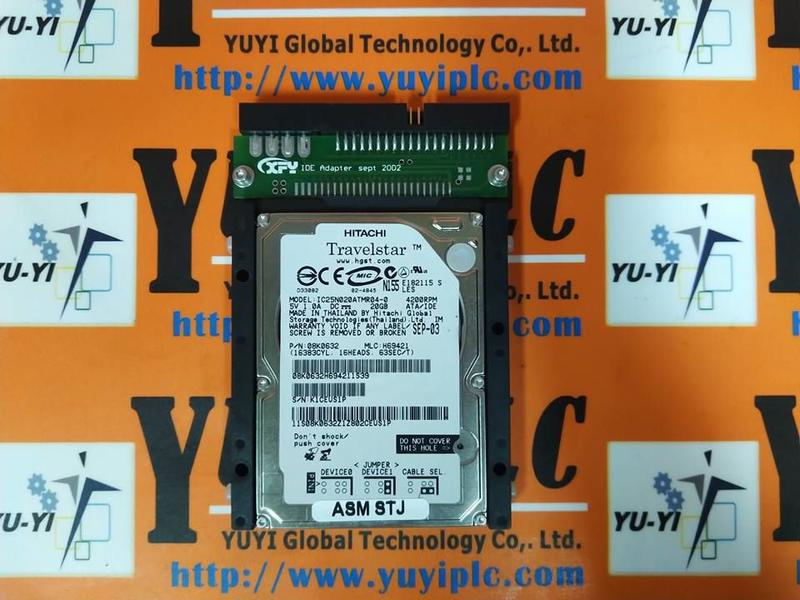 HITACHI IC25N020ATMR04-0 P/N: 08K0632 MLC H69421 20GB IDE - PLC DCS ...