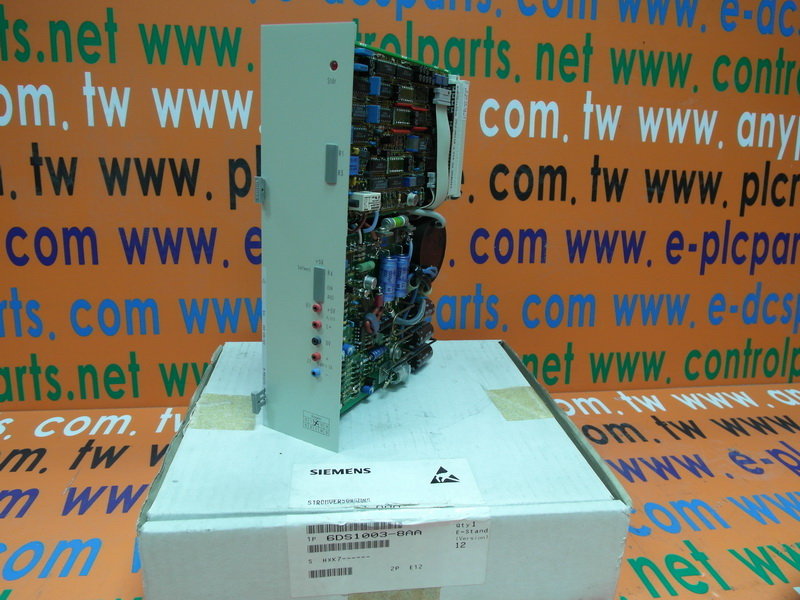 SIEMENS 6DS1003-8AA TELEPERM M - PLC DCS SERVO Control MOTOR POWER ...