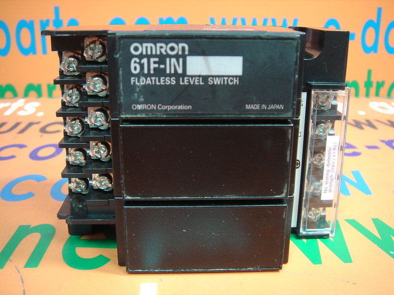 OMRON 61F-IN FLOATLESS LEVEL SWITCH - 裕益科技自動化設備可程式編碼器PLC分散式控制系統DCS