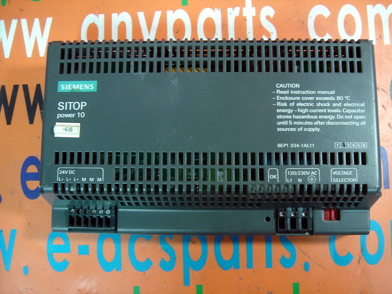 SIEMENS SITOP POWER 10 6EP1 334-1AL11 - 裕益科技自動化設備可程式編碼器PLC分散式控制系統DCS