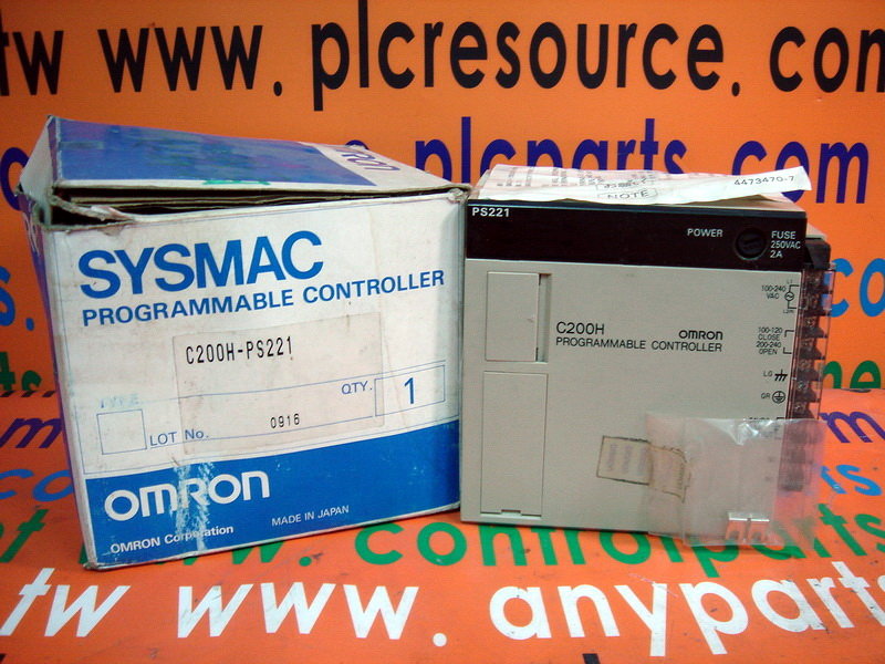 OMRON SYSMAC C200H-PS221 - PLC DCS SERVO Control MOTOR POWER SUPPLY IPC ROBOT