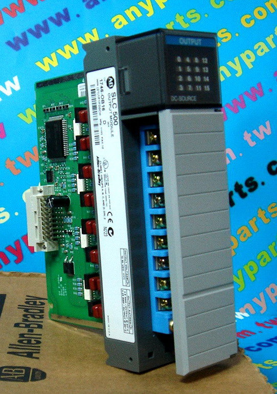 PLC-ALLEN BRADLEY 1746-OB16 OUTPUT MODULE DC 16POINT SLC500 - PLC DCS ...
