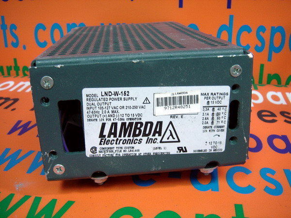 NEMIC-LAMBDA LND-W-152 - 裕益科技自動化設備可程式編碼器PLC分散式控制系統DCS