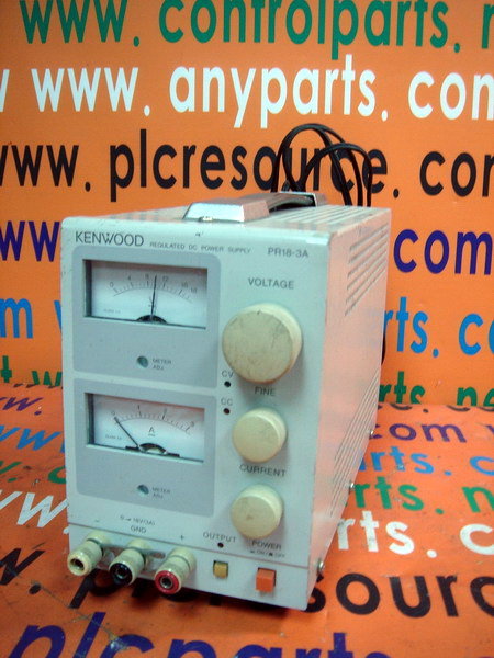 KENWOOD REGULATED DC POWER SUPPLY PR18-3A - 裕益科技自動化設備可程式編碼器PLC分散式控制系統DCS