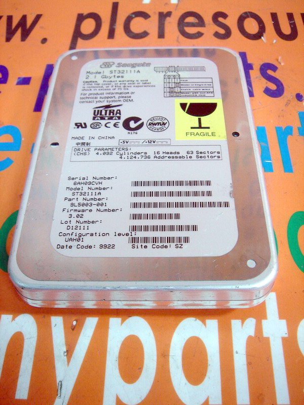 SEAGATE ST32111A - 裕益科技自動化設備可程式編碼器PLC分散式控制系統DCS