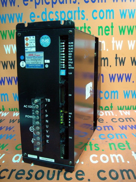 SANYO DENKI ABS Super Servo Amplifier 68AA050TXR21 - 裕益科技自動化設備可程式編碼器PLC ...